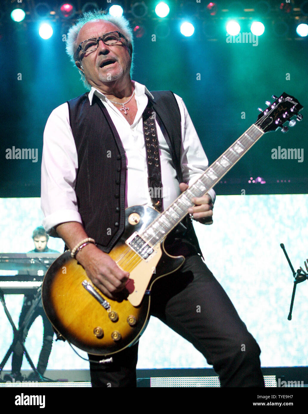 Mick Jones with Foreigner performs in concert at the Seminole Hard Rock ...