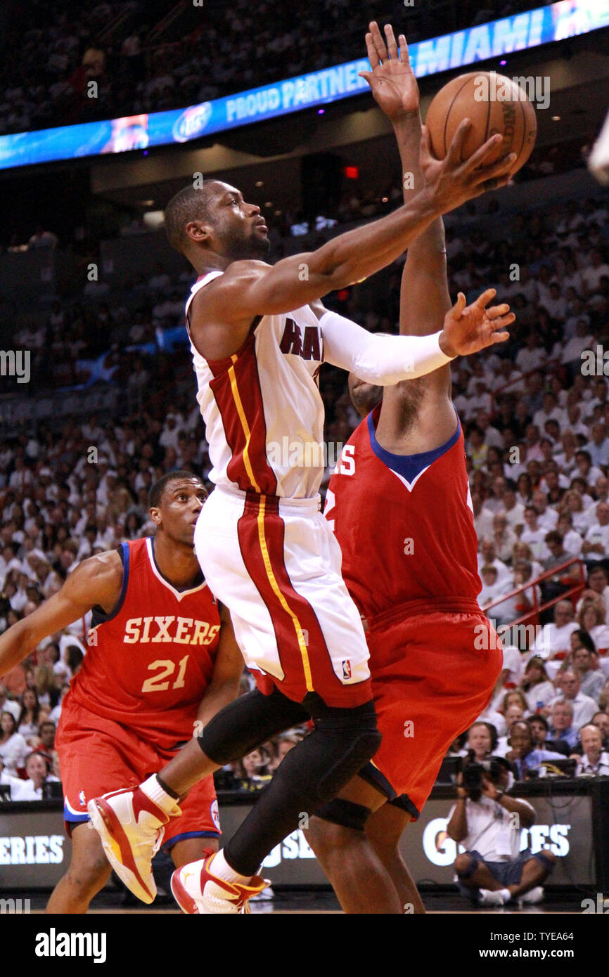Miami Heat Forward Dwyane Wade (3) during game 5 of the first round of ...