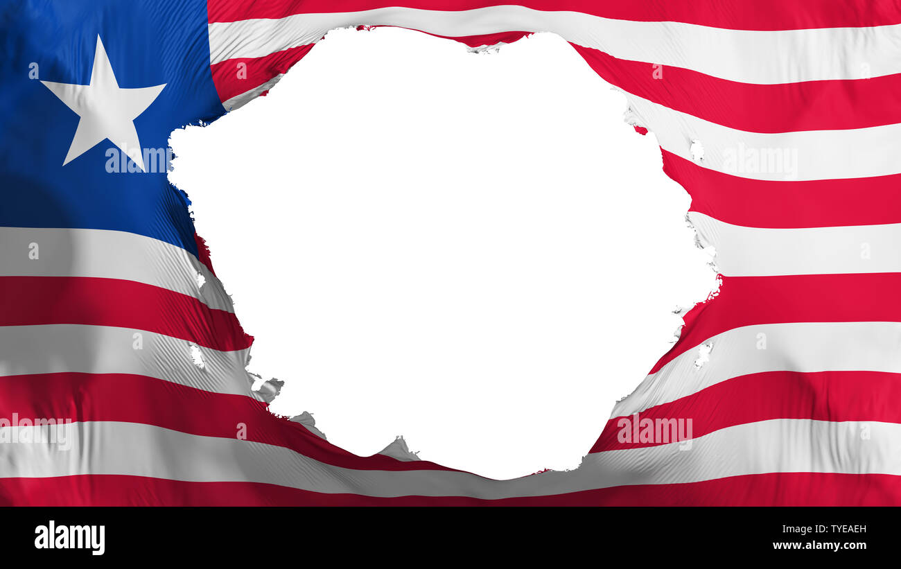 Liberia cracked flag hi-res stock photography and images - Alamy