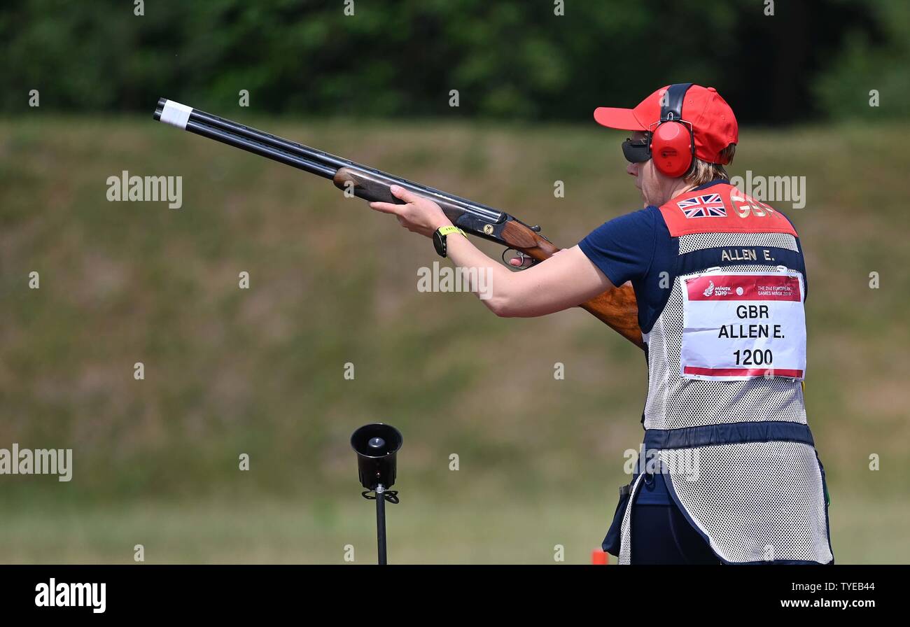 Minsk, Belarus. 26th June, 2019. Elena Allen (GBR) taking part in the ...