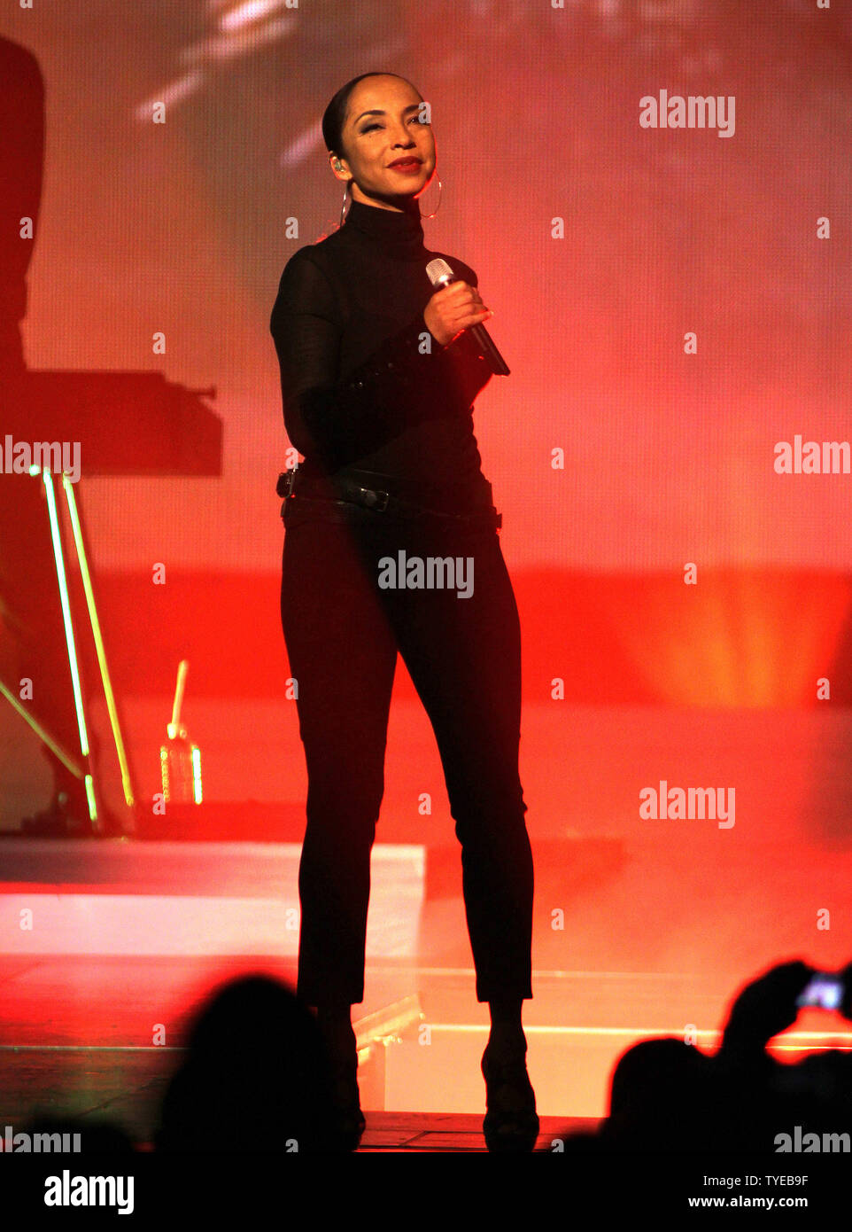 Sade performs in concert at the American Airlines Arena in Miami on ...