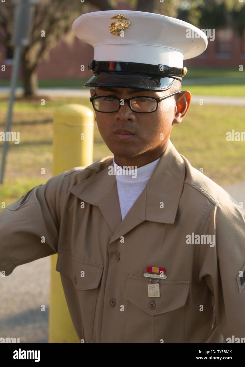 Pfc. Ryan Cuizon, honor graduate for Platoon 2086, Hotel Company, 2nd ...