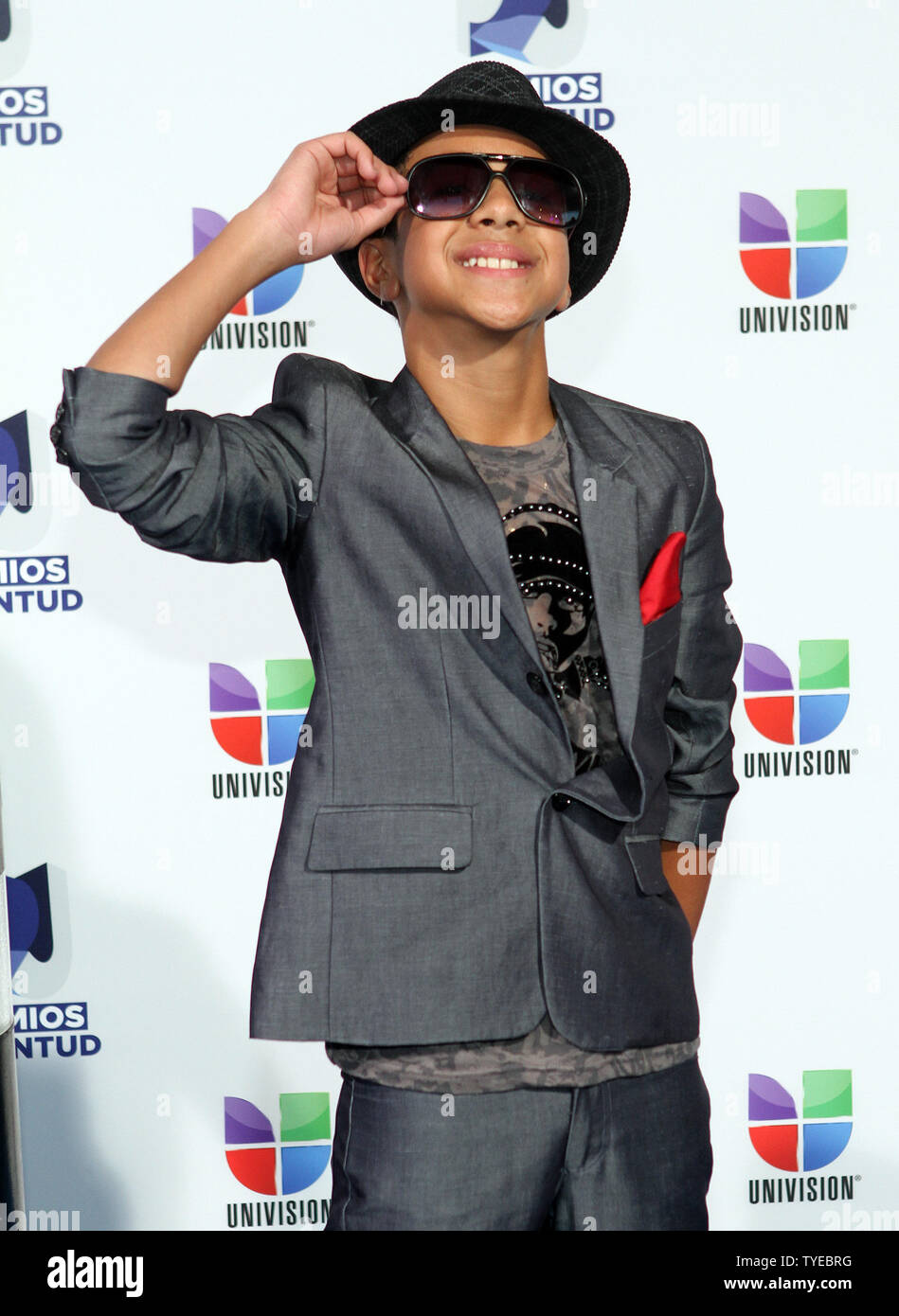 Miguelito arrives for the 2011 Premios Juventud Awards at the ...