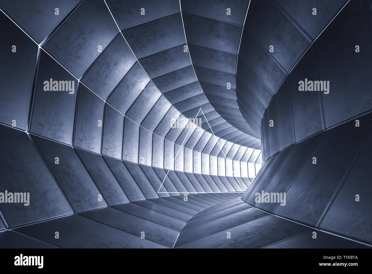 3D rendering,luminescence curve path Stock Photo - Alamy