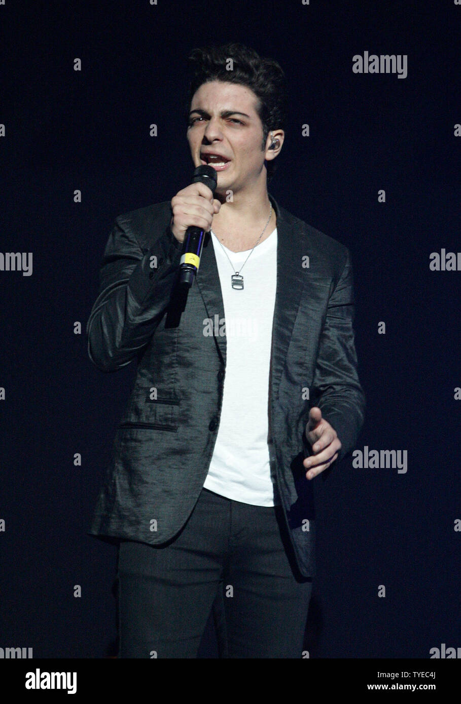 Gianluca Ginoble with Il Volo performs at the Fillmore in Miami Beach ...