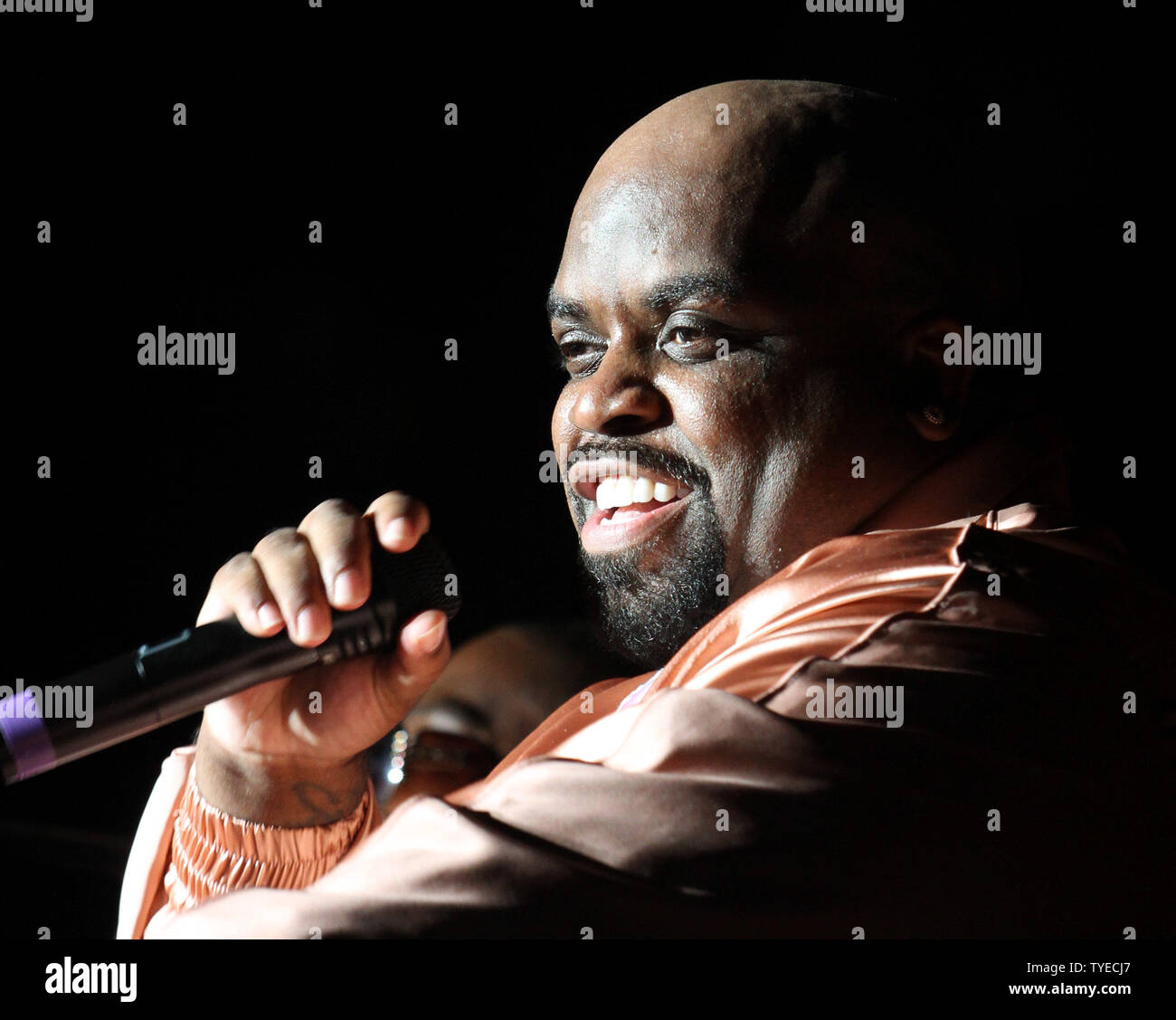 Cee Lo Green performs in concert at Sun Life stadium in Miami on ...