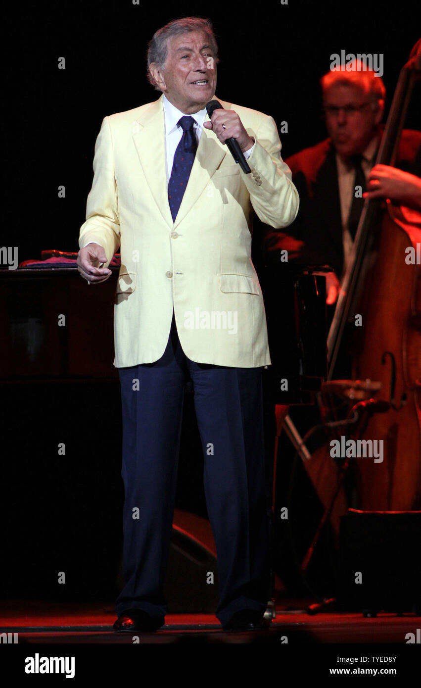 Legendary crooner Tony Bennett performs at the Seminole Hard Rock Hotel ...