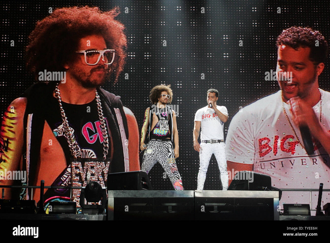 LMFAO performs in concert at the American Airlines Arena in Miami on ...