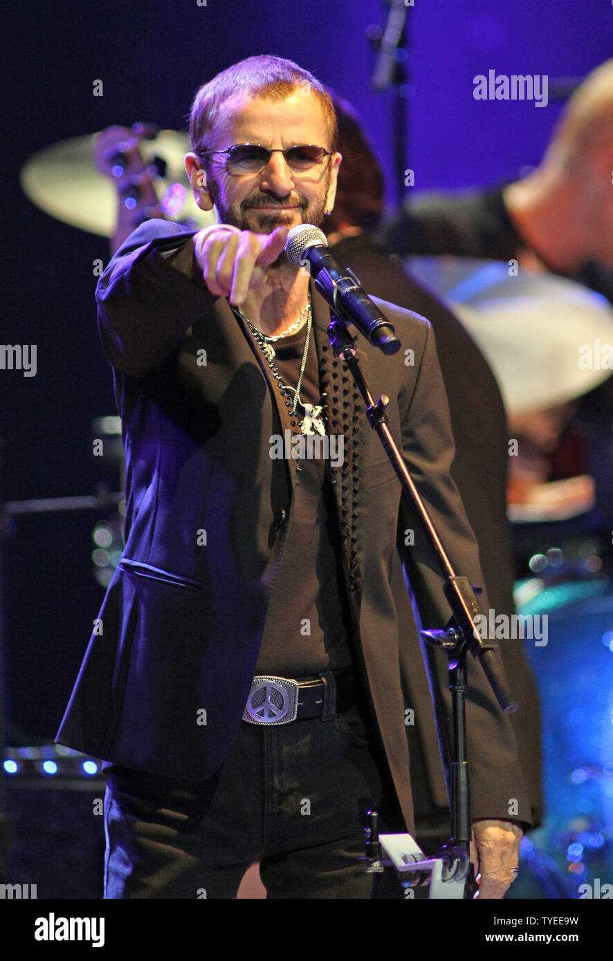Ringo Starr performs at the Seminole Hard Rock Hotel and Casino in ...