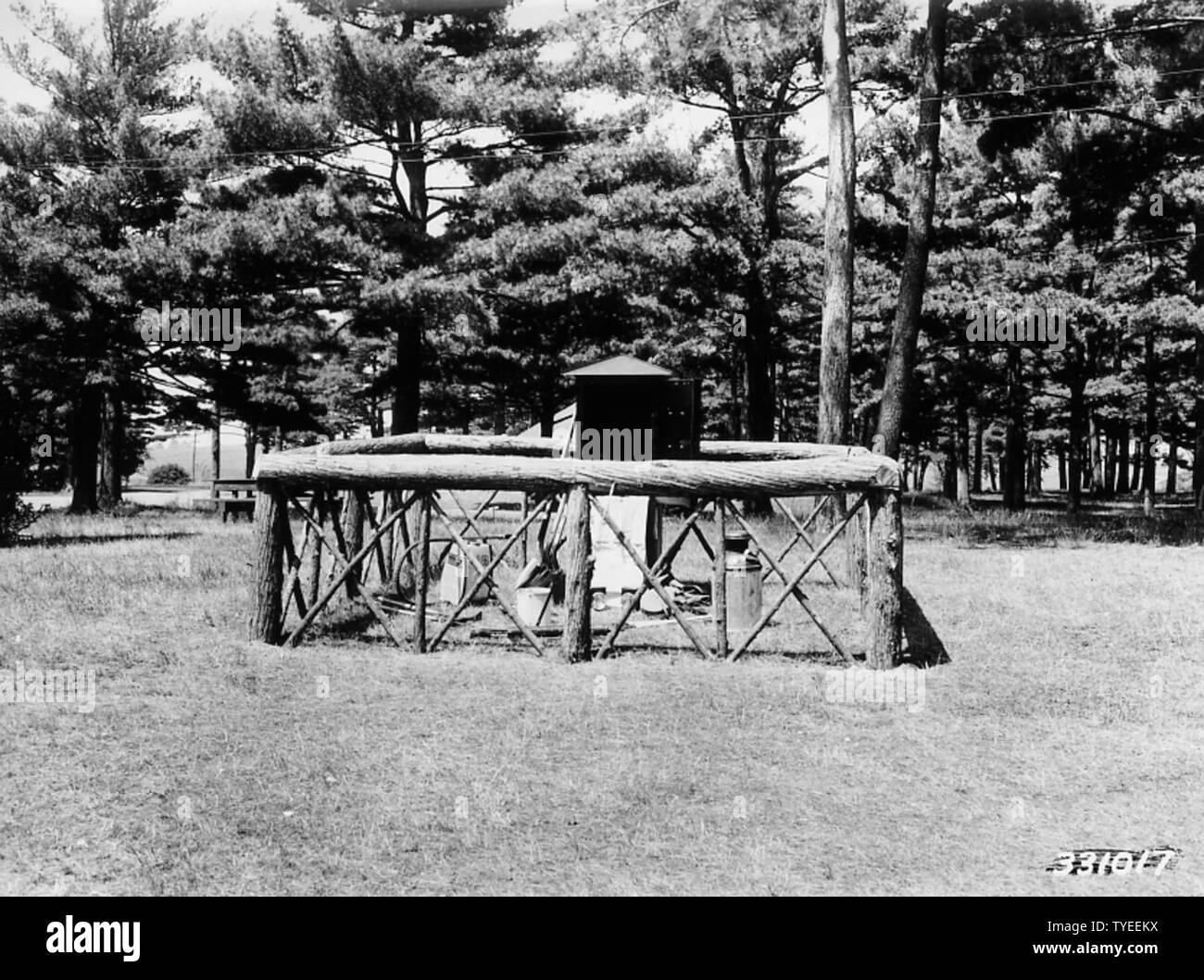 Photograph of View of the Fire Cache Exhibit; Scope and content ...