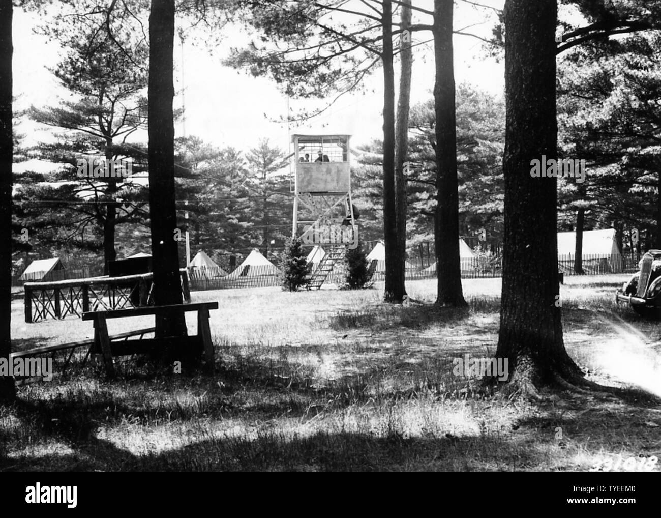 Photograph of View of the Tower Exhibit; Scope and content: Original ...