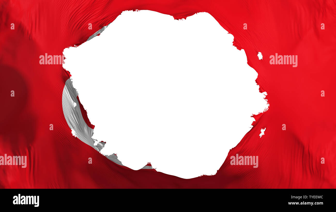 Broken Turkey flag Stock Photo - Alamy