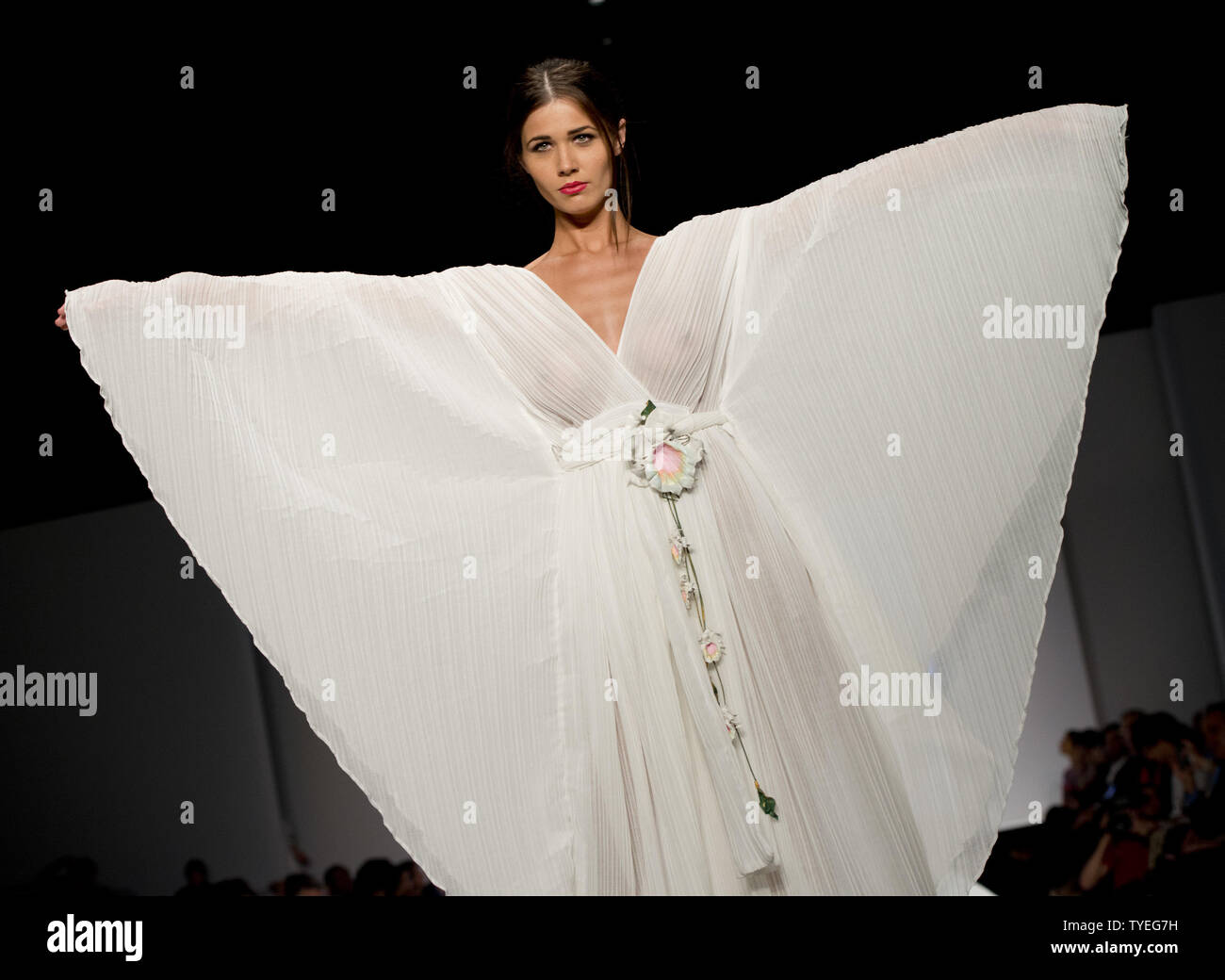 A model from Heather Jones walks the runway at the Miami Beach ...