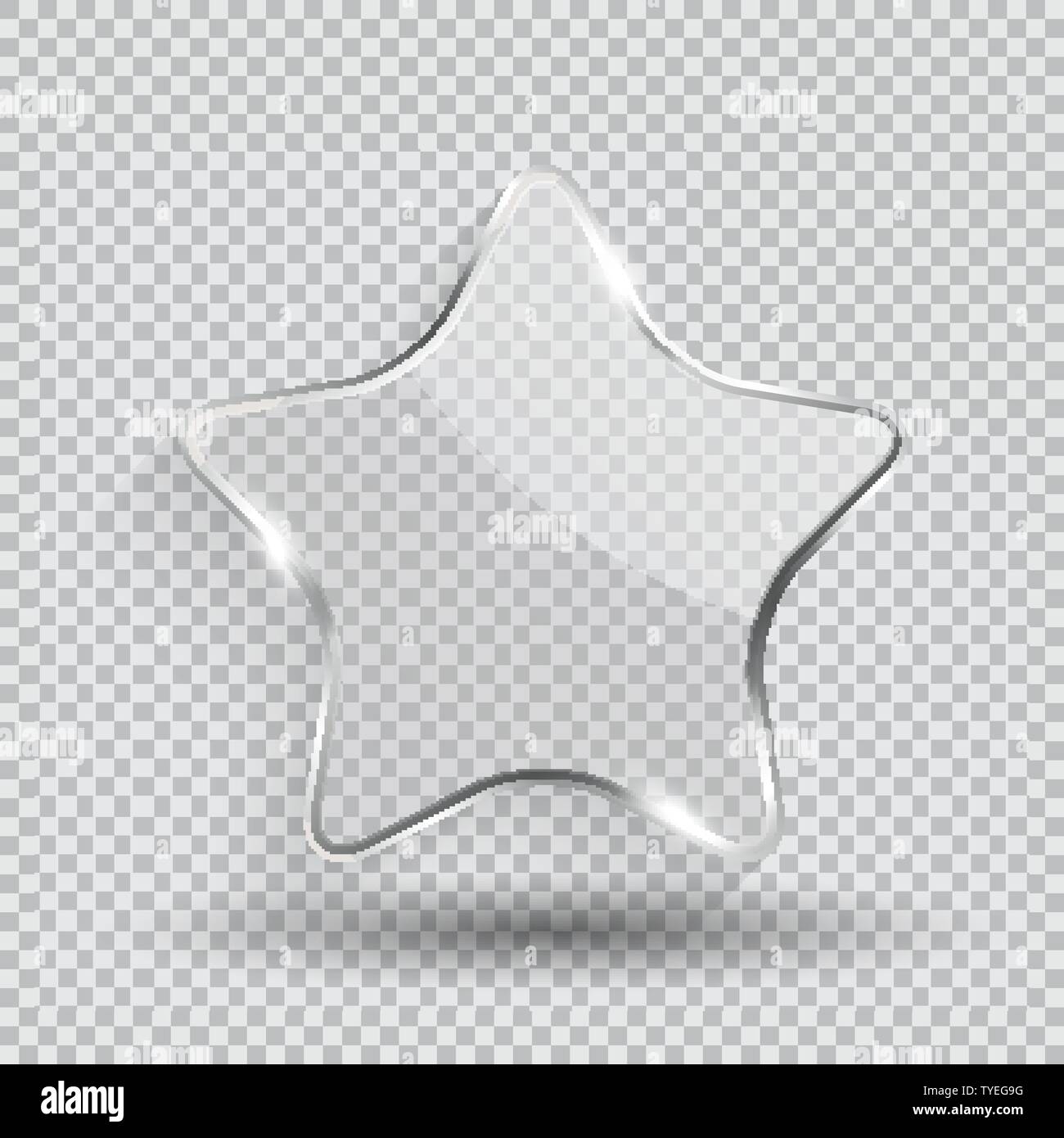 Glass Transparency Frame Vector Illustration Stock Vector Image & Art ...