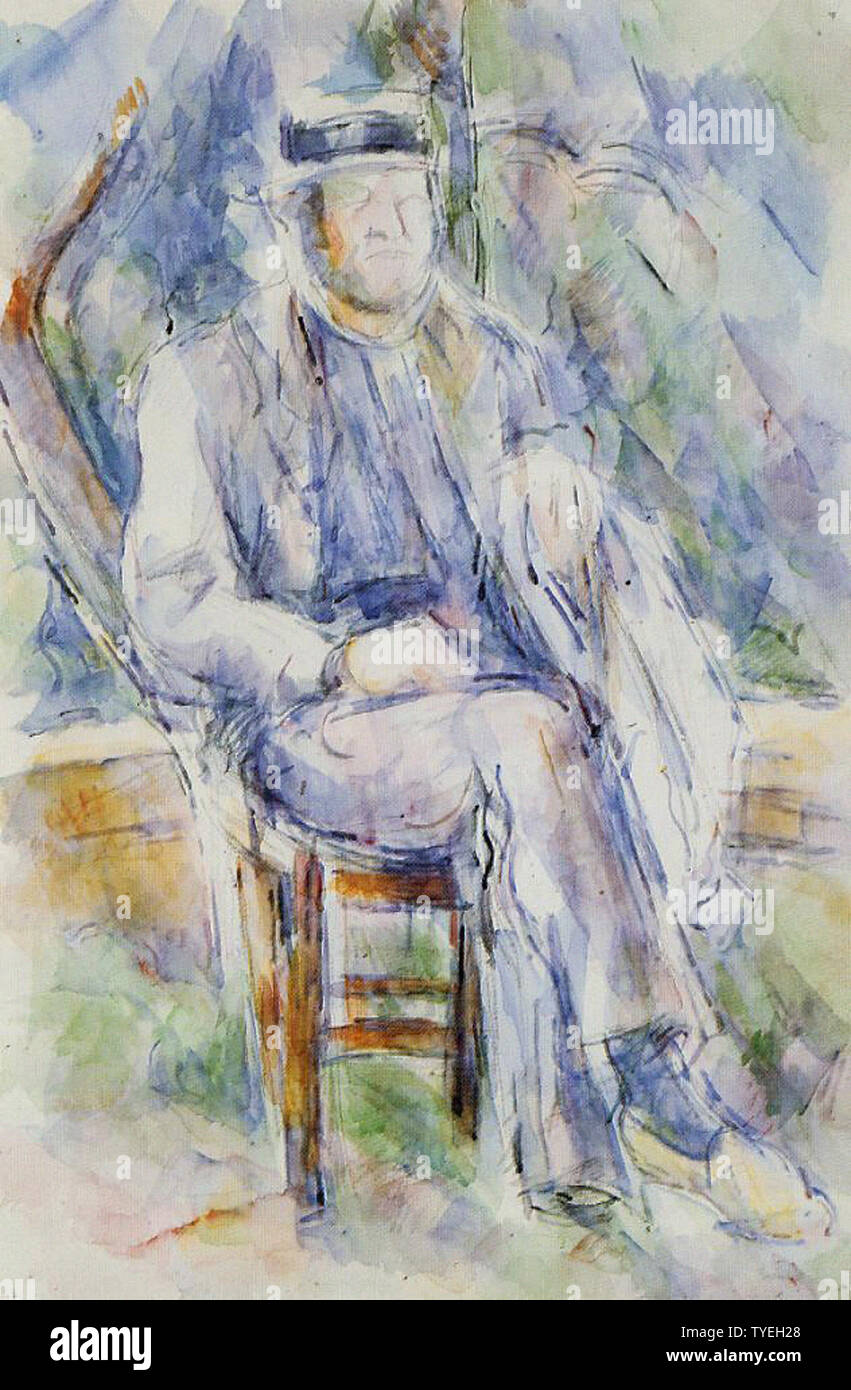 Paul Cézanne - Peasant Straw Hat 1906 Stock Photo - Alamy