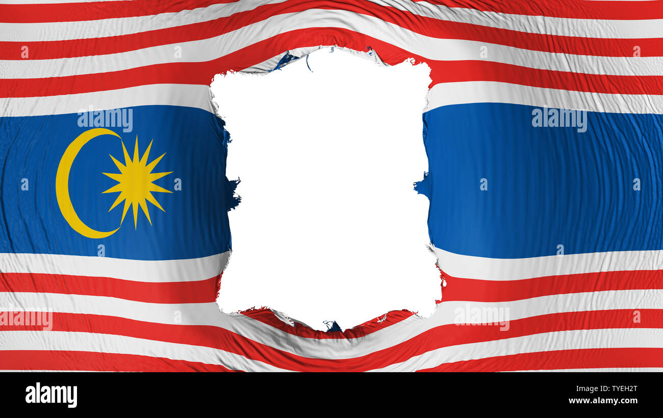 Square hole in the Kuala Lumpur flag Stock Photo - Alamy