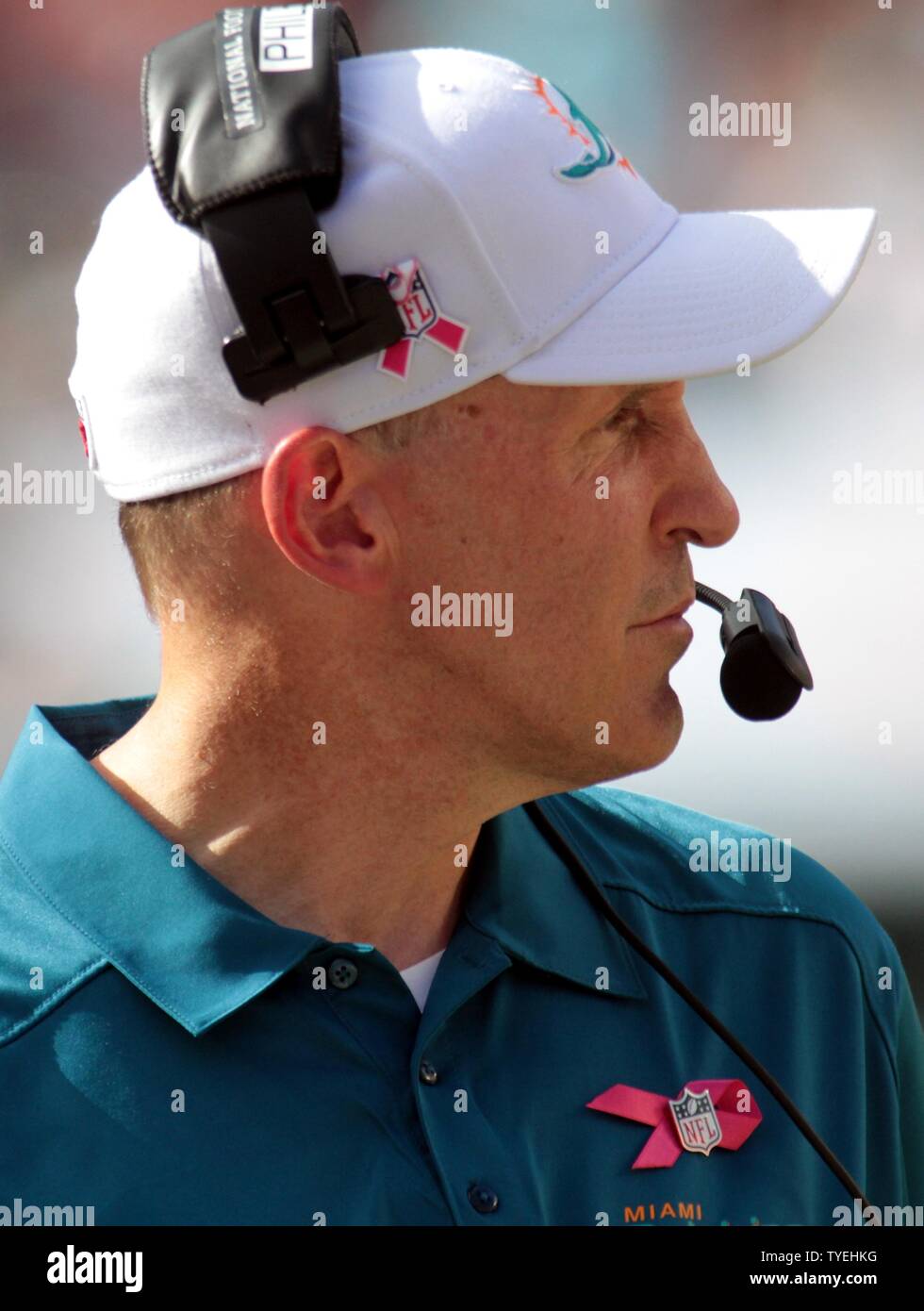 Miami dolphins coach joe philbin hi-res stock photography and images ...