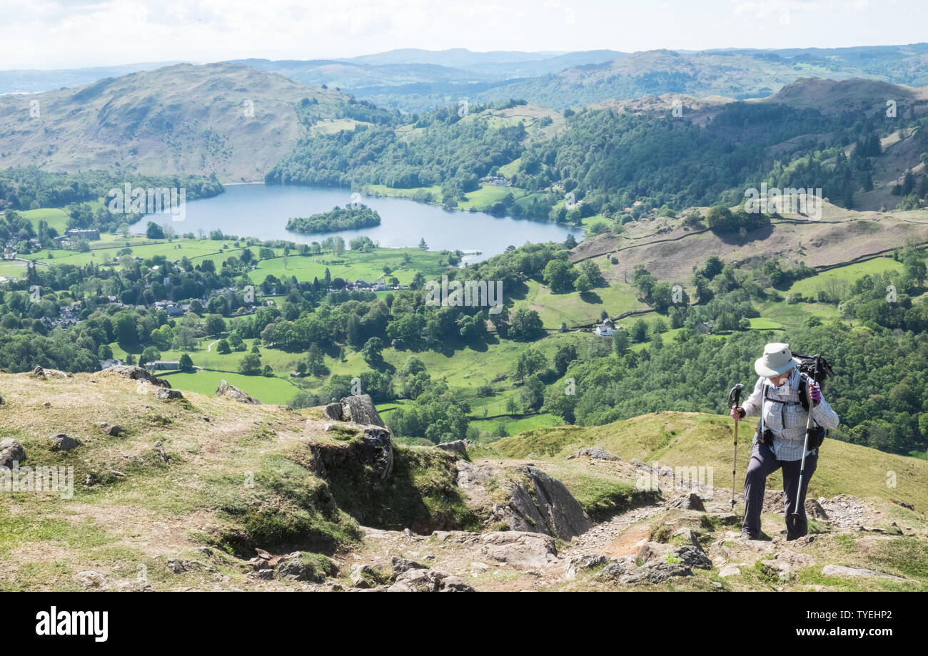 Hike,walk,walking,Hiking,above,around,Ambleside,The Lake District ...