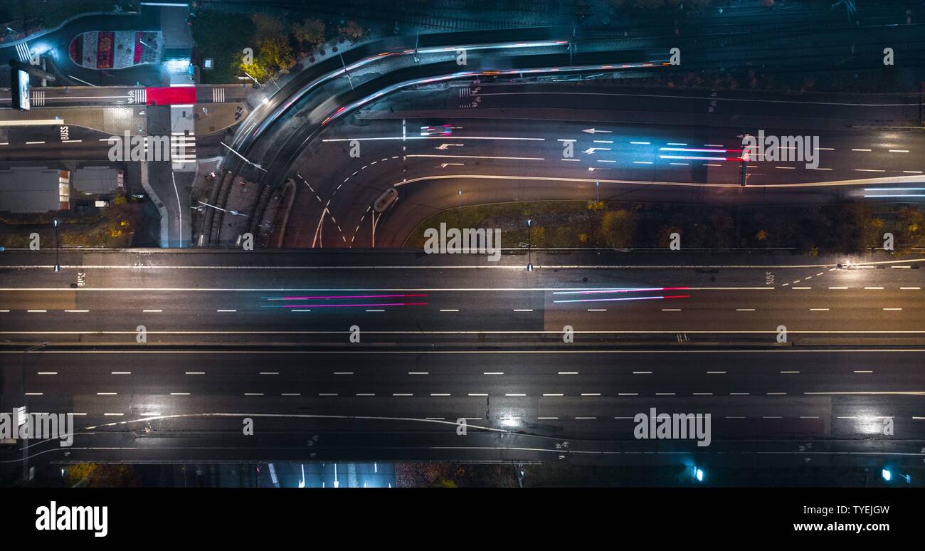 Rail tram interchange hi-res stock photography and images - Alamy