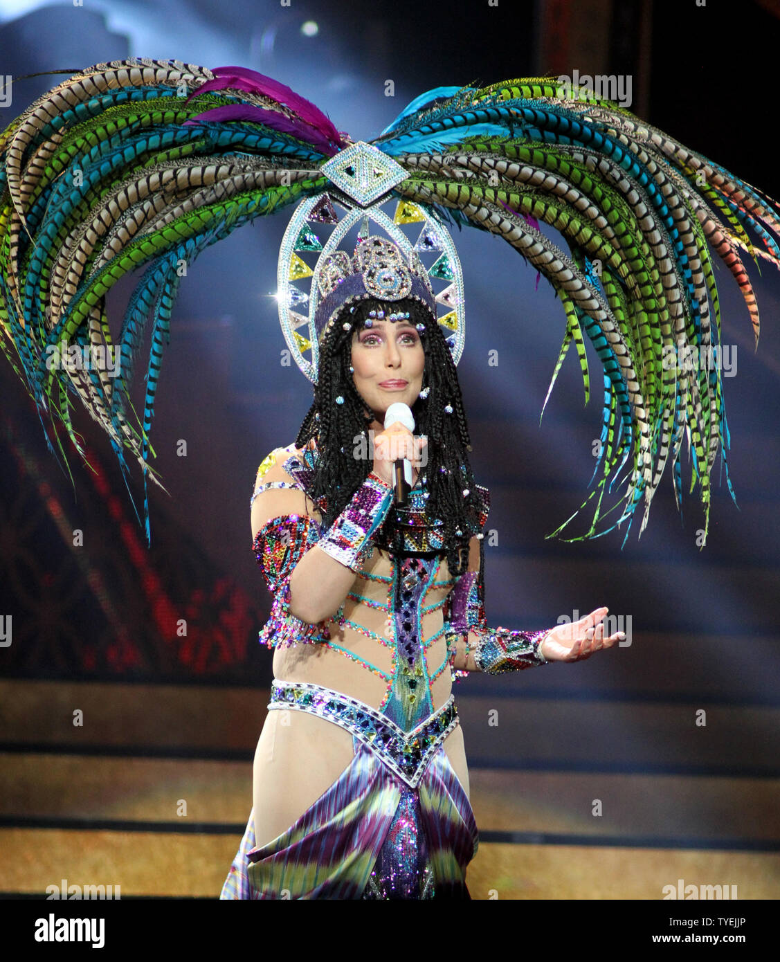 Cher performs in concert on her "D2K Tour", at the BB & T Center in ...