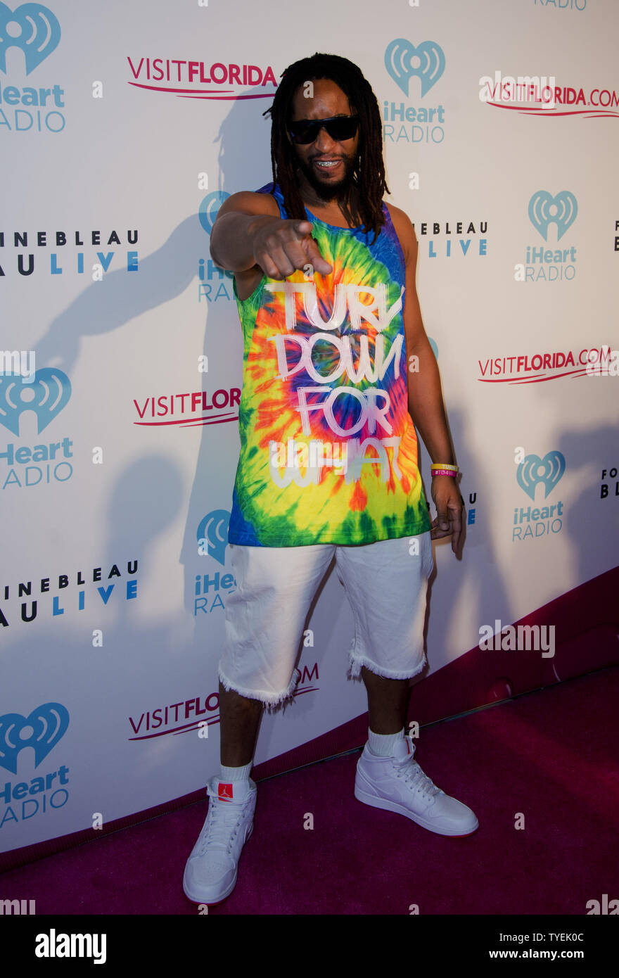 Performer Lil Jon walks the red carpet at the Third Annual IHEARTRADIO ...