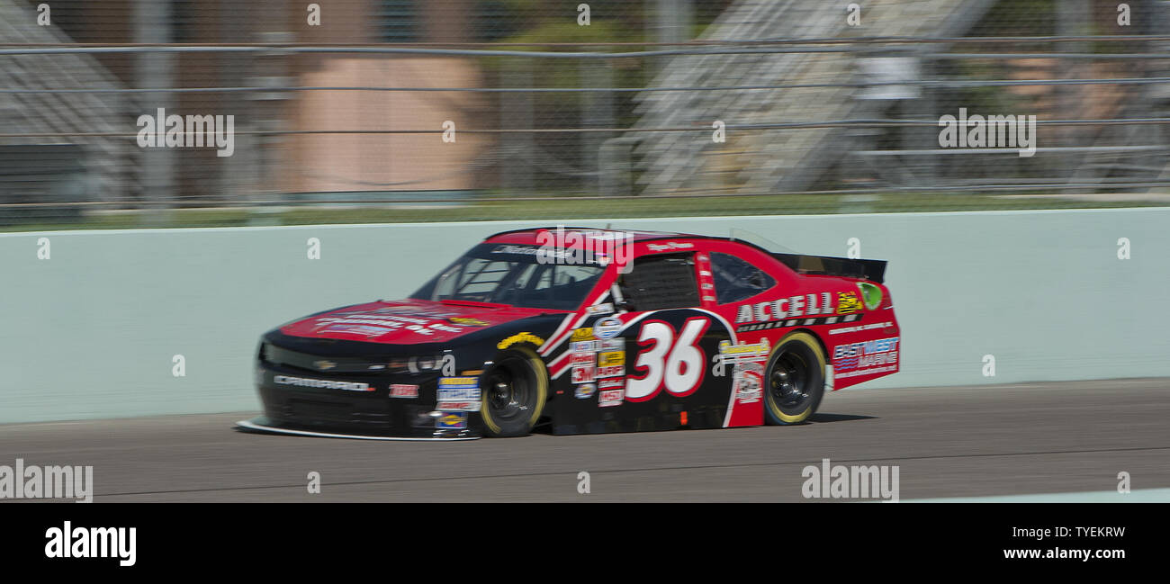 NASCAR Nationwide Series Championship racer Ryan Preece, 36 takes a ...