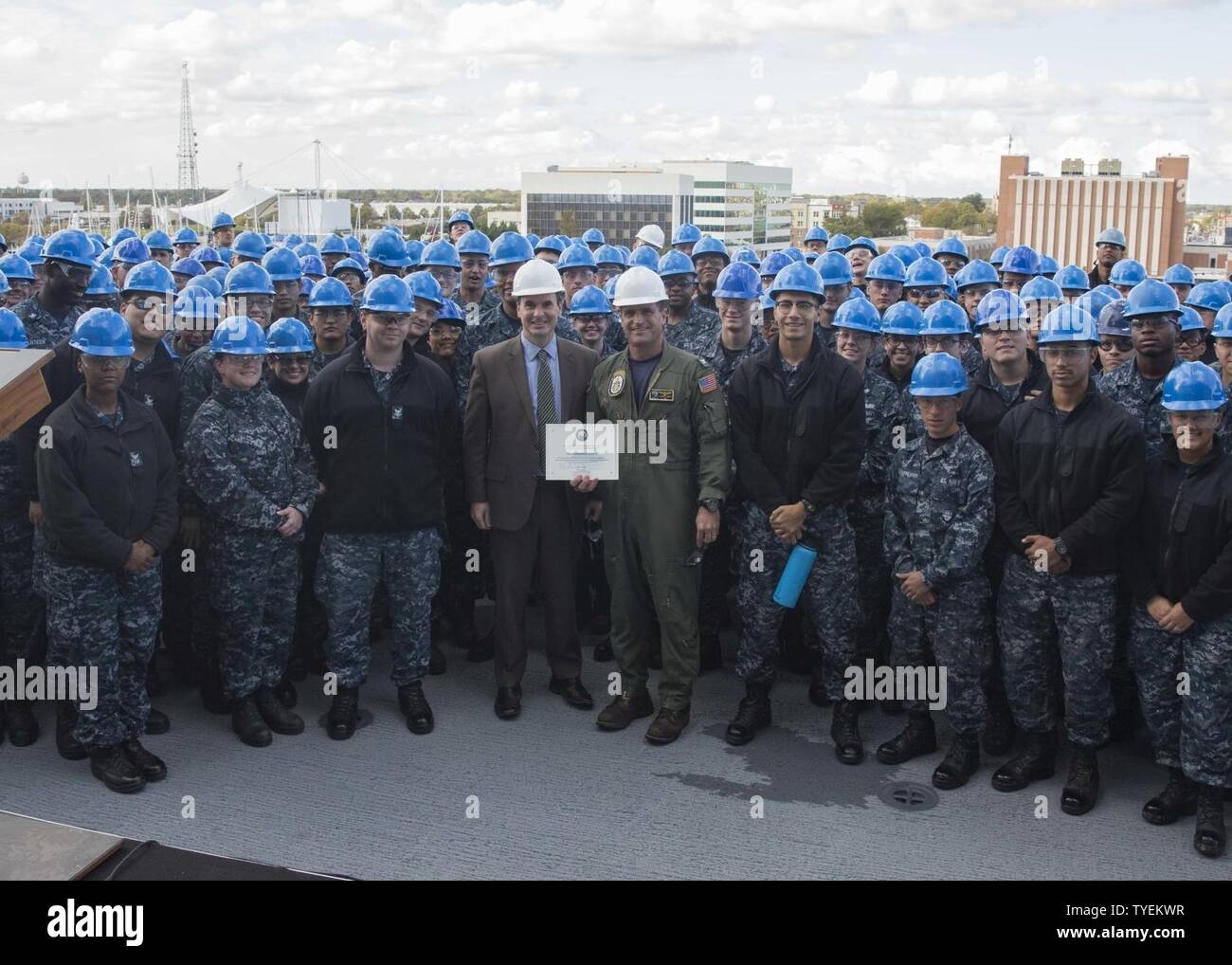 NORFOLK, Va. (Nov. 4, 2016) Deputy Assistant Secretary of the Navy ...