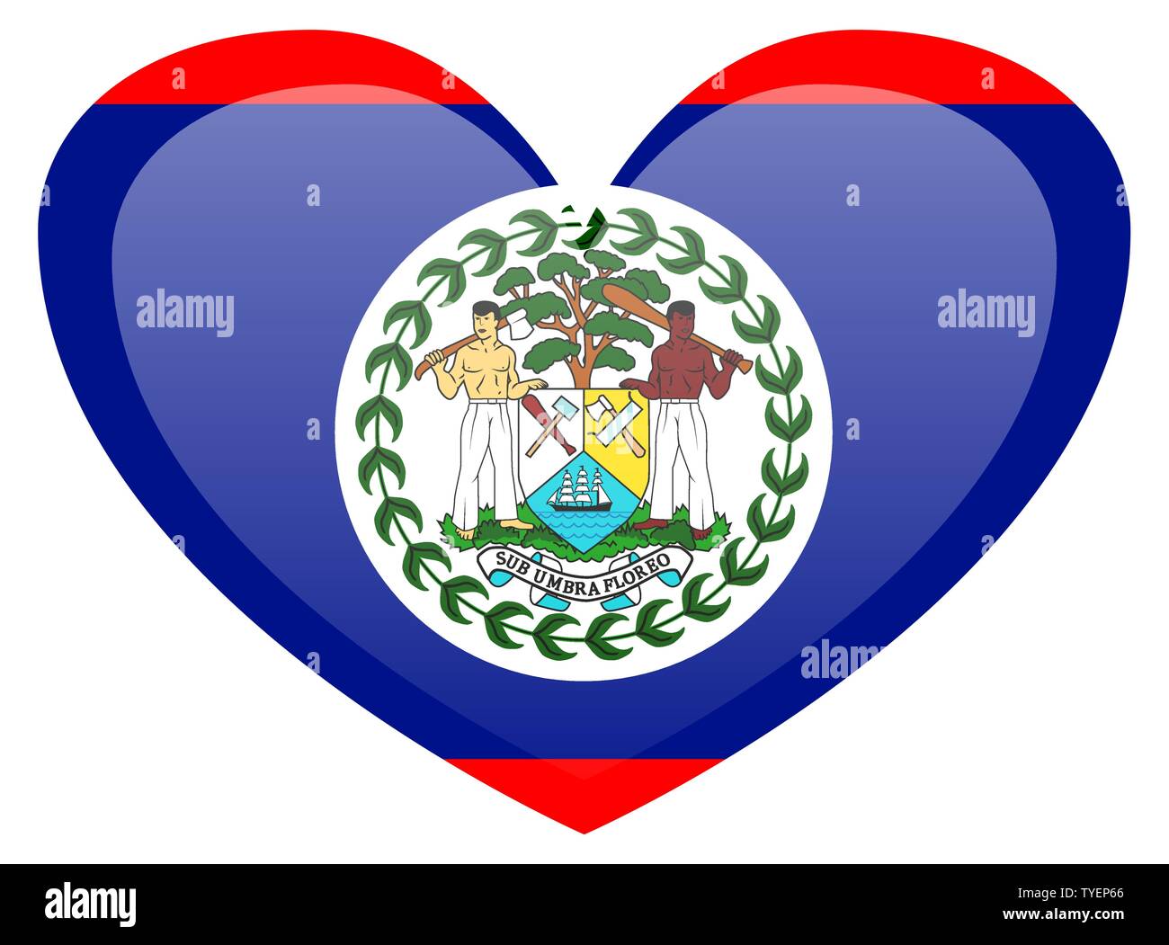 Flag of Belize. Accurate dimensions, element proportions and colors ...