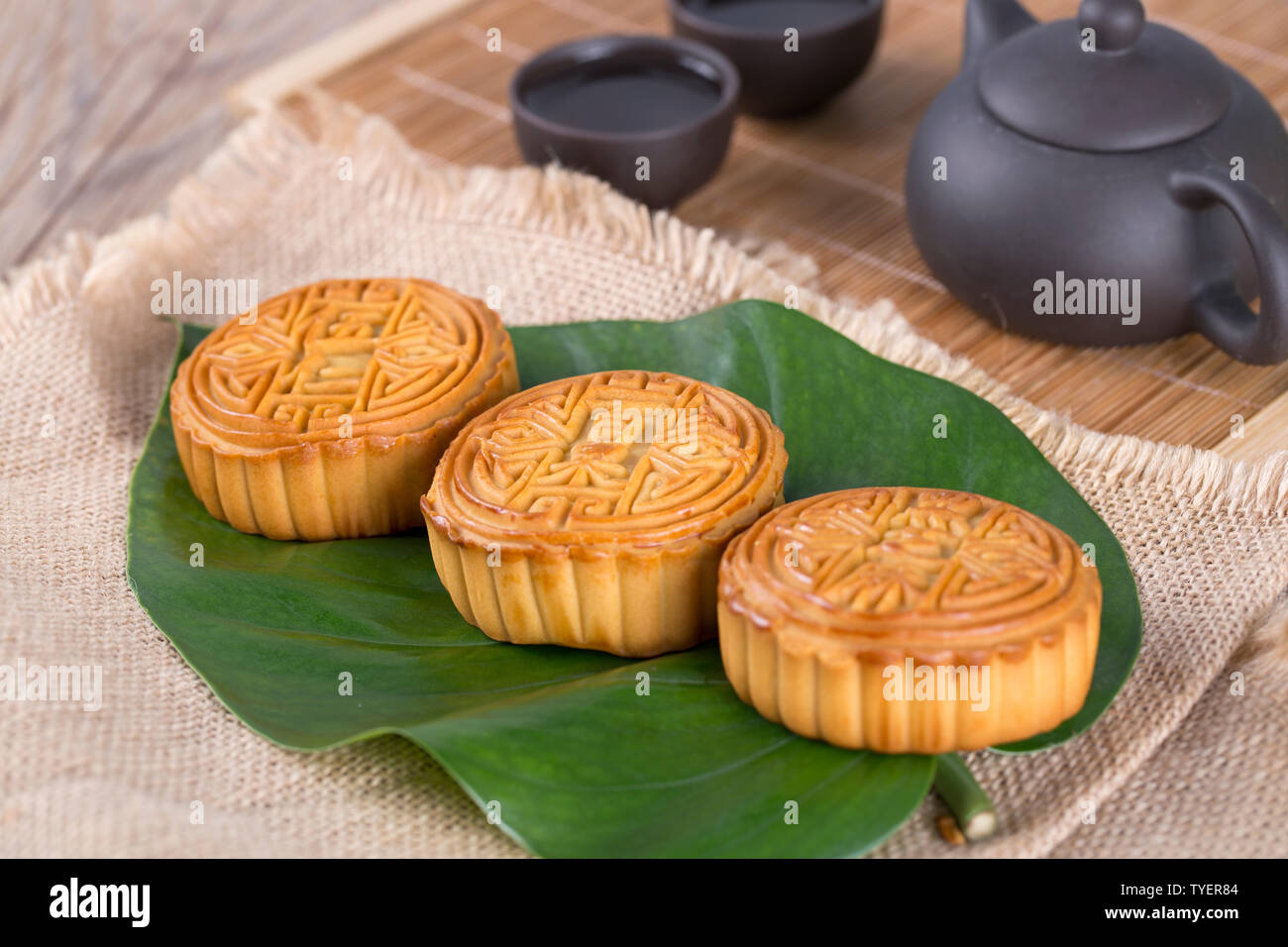 Chinese traditional festive cuisine, moon cakes Stock Photo - Alamy