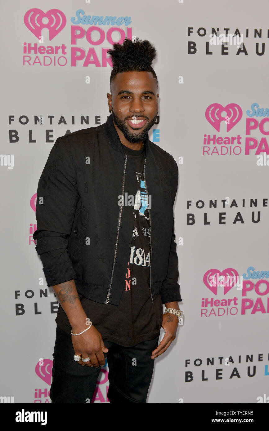 Jason Derulo attends the IHeartRadio Summer Pool Party concert at the ...