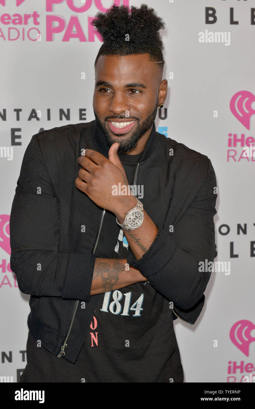 Jason Derulo attends the IHeartRadio Summer Pool Party concert at the ...