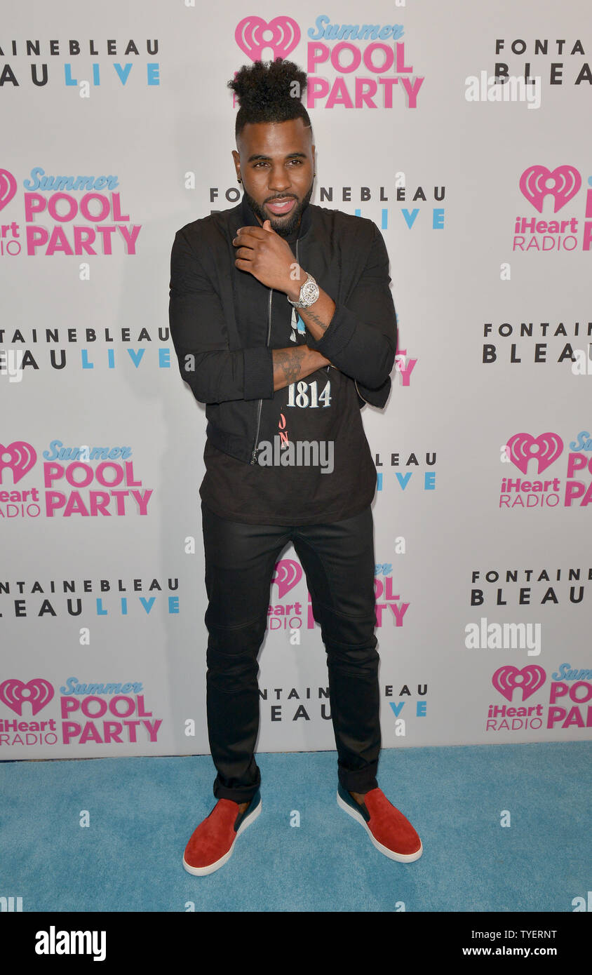 Jason Derulo attends the IHeartRadio Summer Pool Party concert at the ...