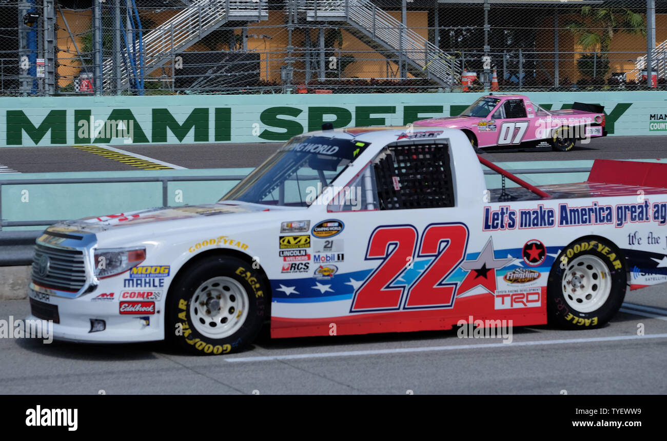 NASCAR Nationwide Series Championship driver Austin Wayne (22) in the ...