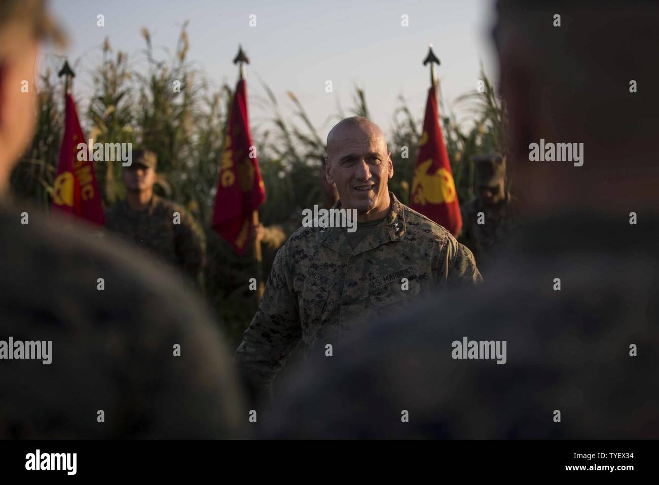 U.S. Marine Corps Maj. Gen. Richard L. Simcock II, commanding general ...