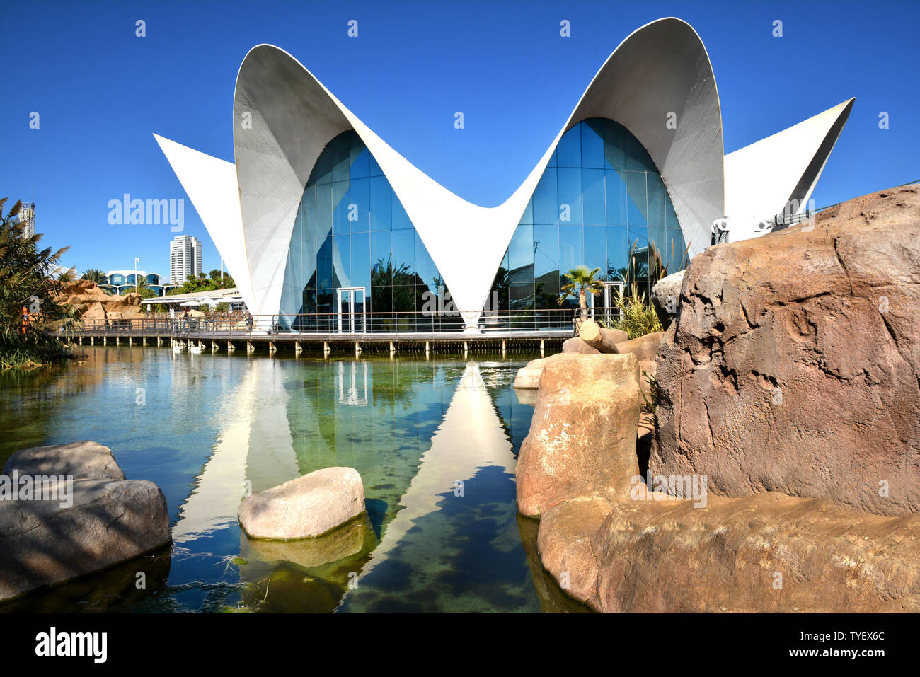 VALENCIA , SPAIN - NOVEMBER 7, 2016. Oceanographic building, a Spanish ...