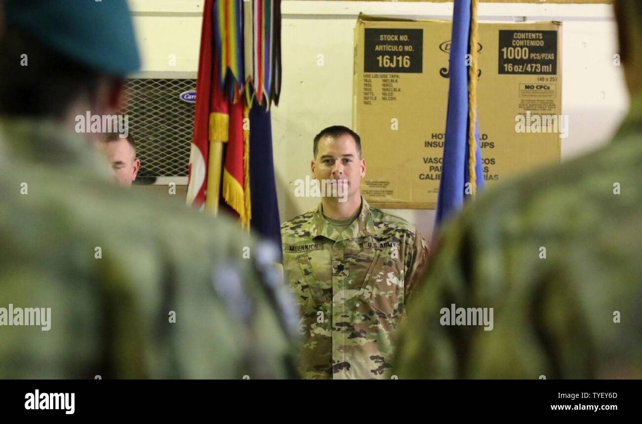 A formation of Turkish Soldiers look on as Lt. Col. Lawrence "Larry ...