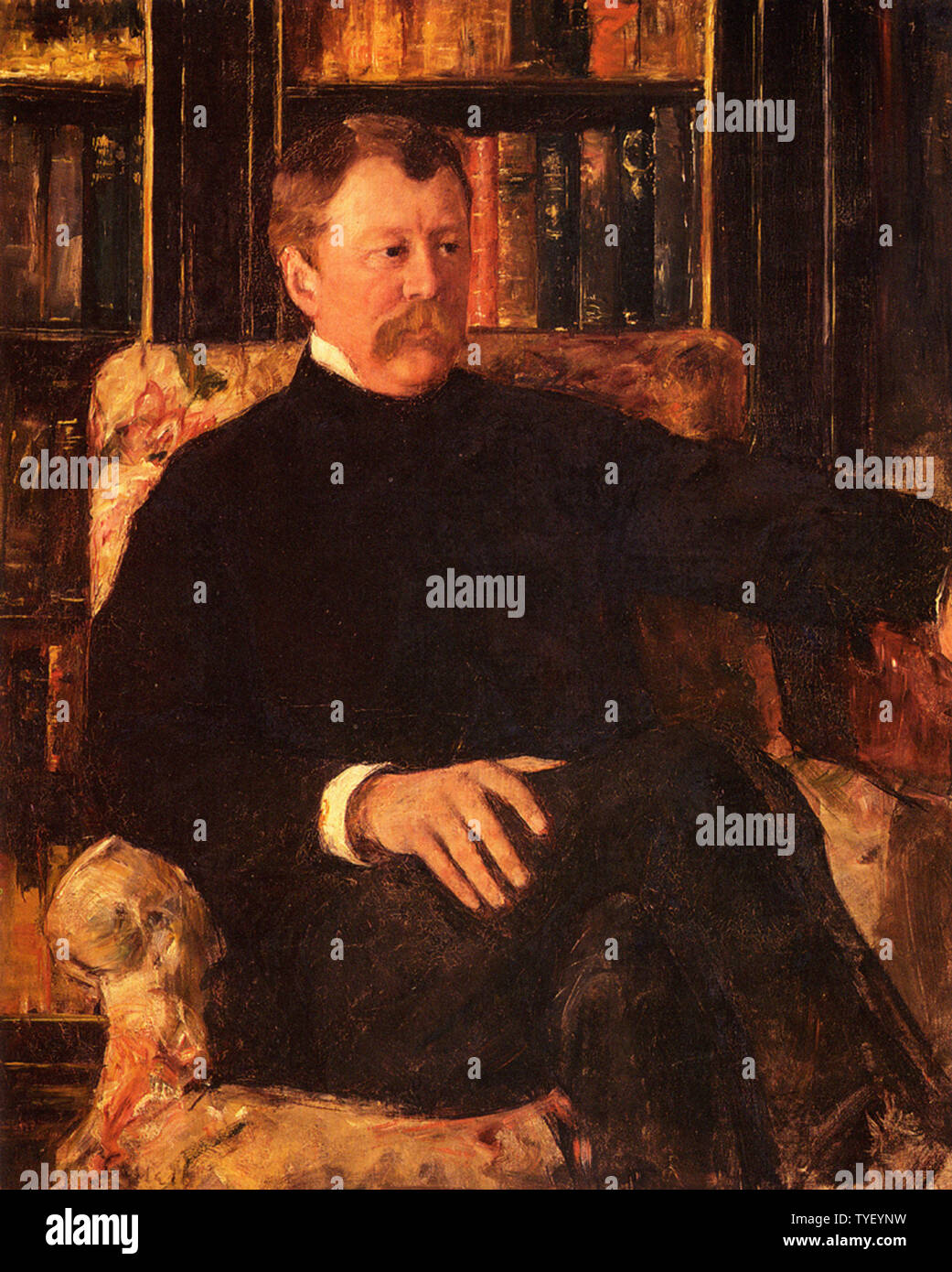 Mary Cassatt - Portrait Alexander Mary Cassatt 1880 Stock Photo - Alamy