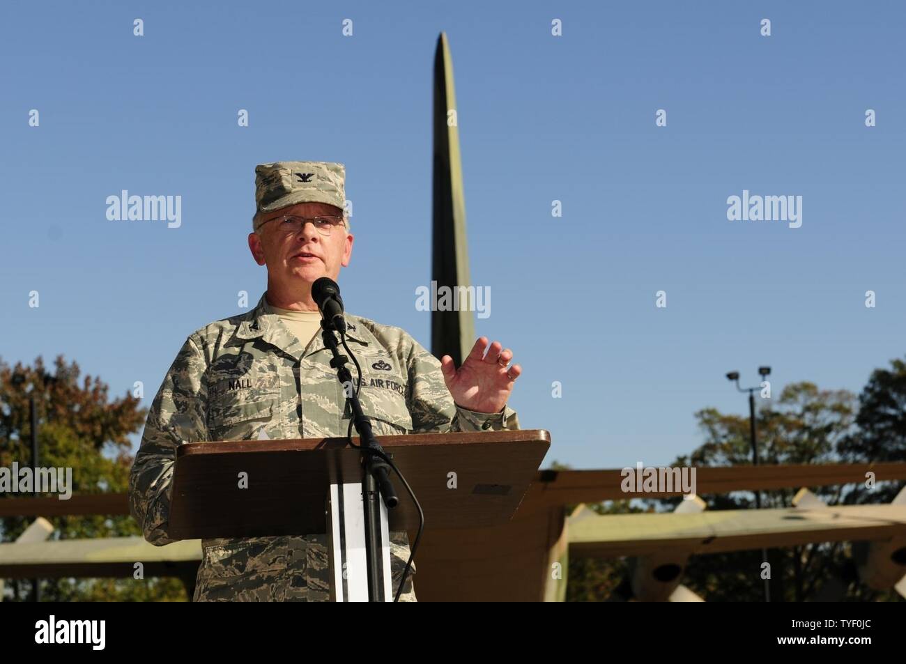 U.S. Air Force Col. G. Scott Nall, commander of the 245th Civil ...