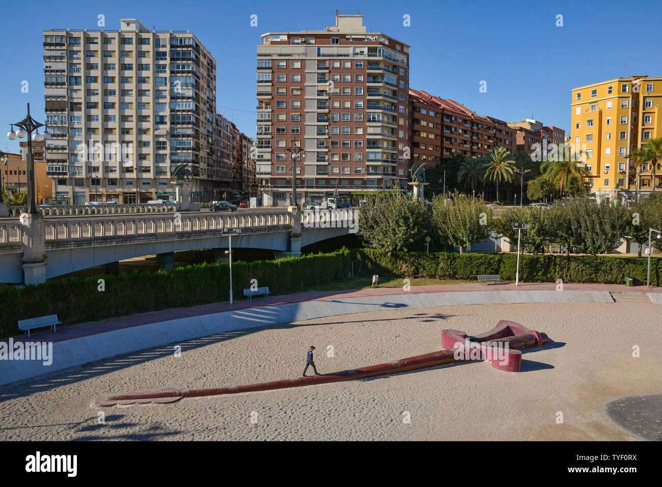 River turia valencia gulliver hi-res stock photography and images - Alamy
