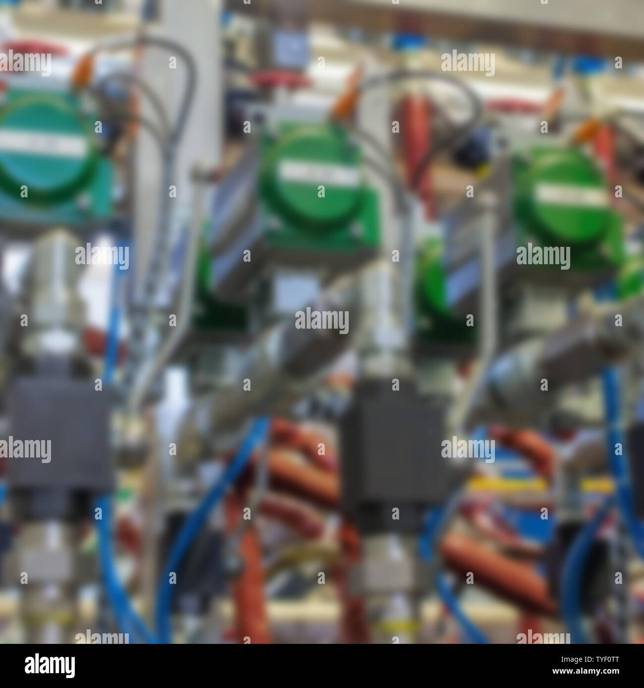 Industrial equipment. Abstract background defocused Stock Photo - Alamy