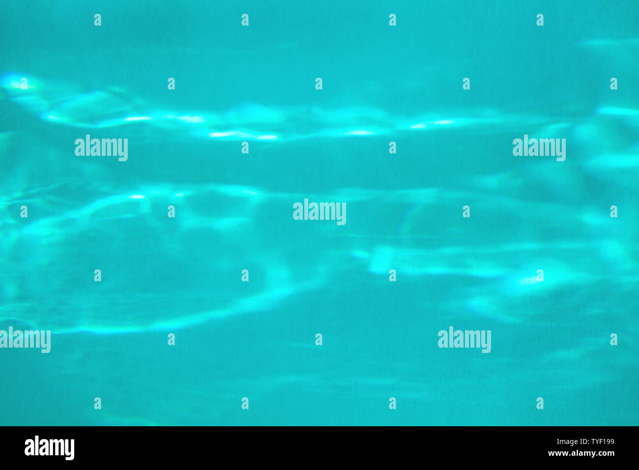 Trendy blue colored abstract background with light and shadows caustic ...