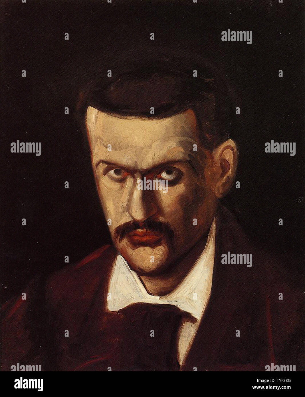 Paul Cézanne - Self Portrait 1864 Stock Photo - Alamy