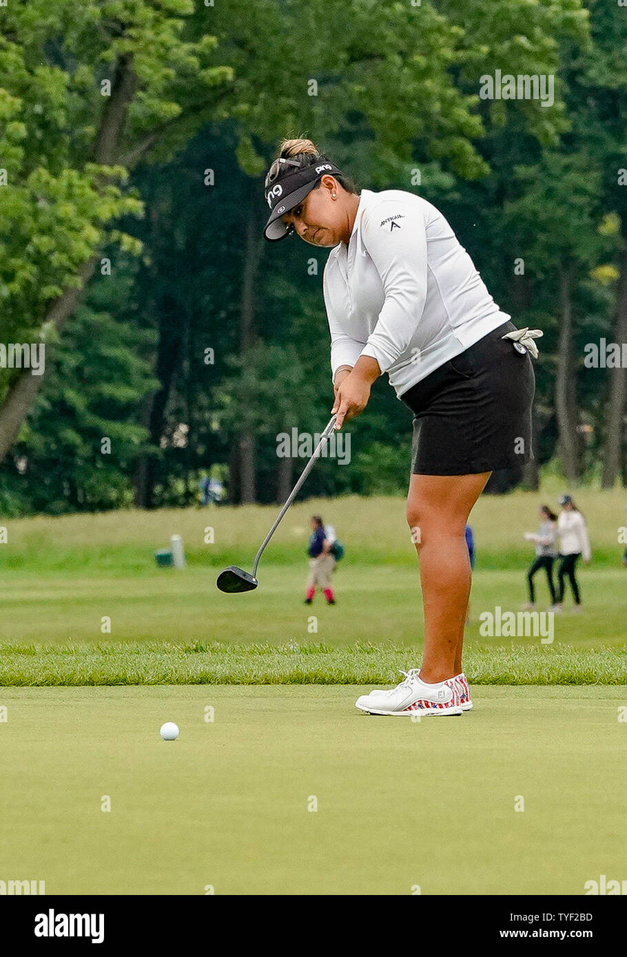 23rd June 2019, Chaska, MN, USA; Lizette Salas of USA at the 9th green ... 23rd June 2019, Chaska, MN, USA; Lizette Salas of USA at the 9th green ...