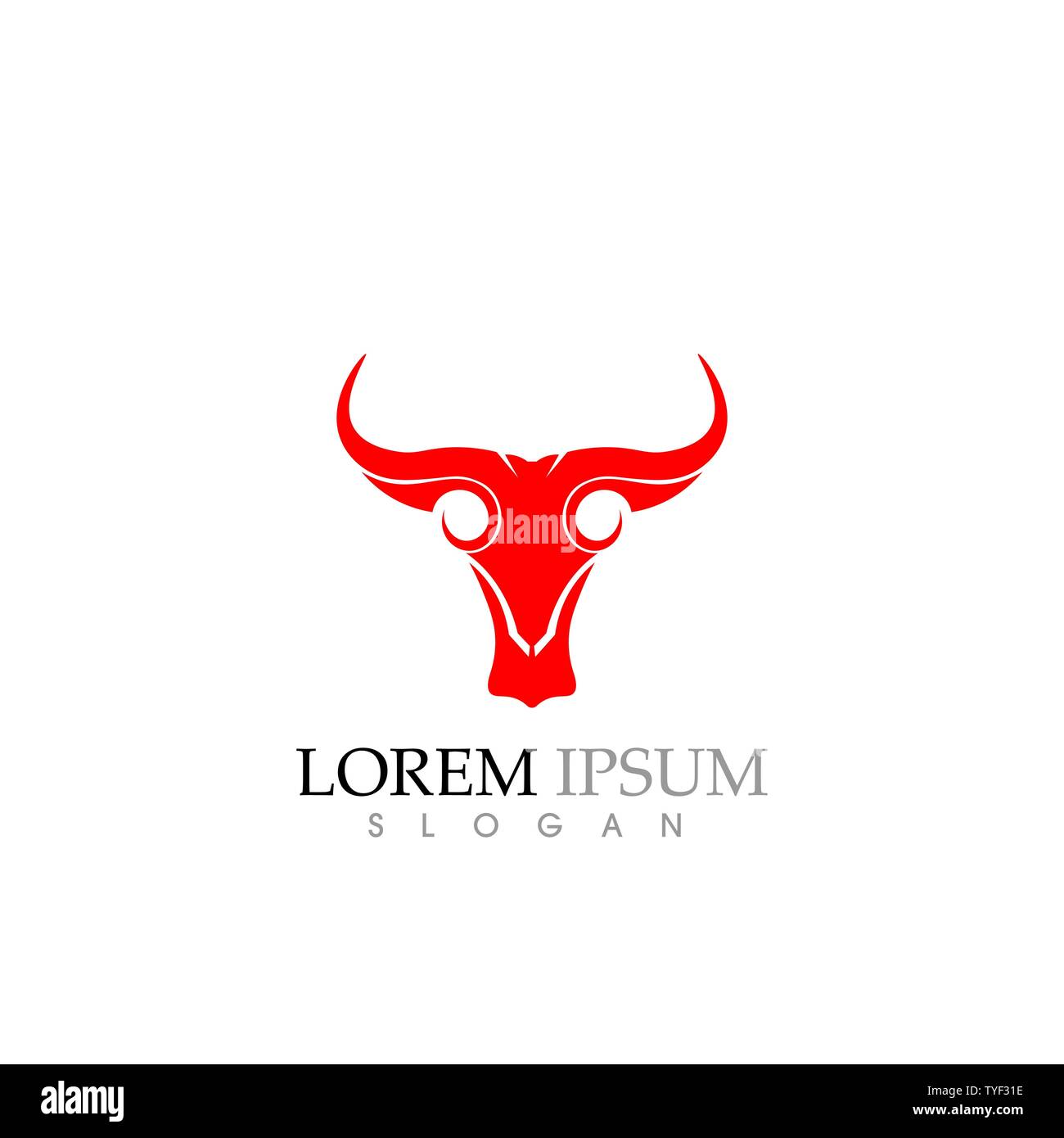 Cow Logo Template vector icon illustration design Stock Vector Image ...