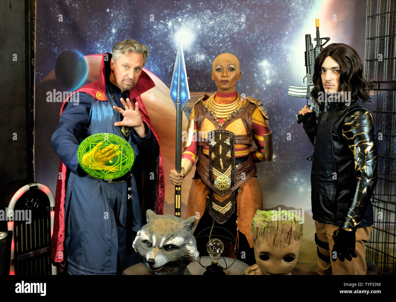Group Of Cosplayers High Resolution Stock Photography and Images - Alamy