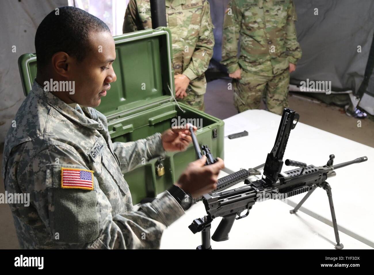 Soldier from the 58th Expeditionary Military Intelligence Brigade (EMIB ...