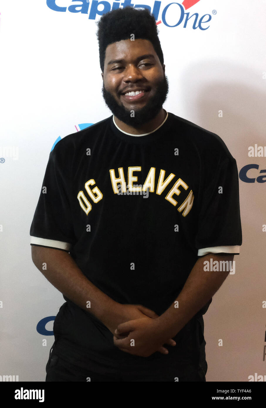 Khalid walks the red carpet at the Y100 iHeartRadio Jingle Ball 2018 ...