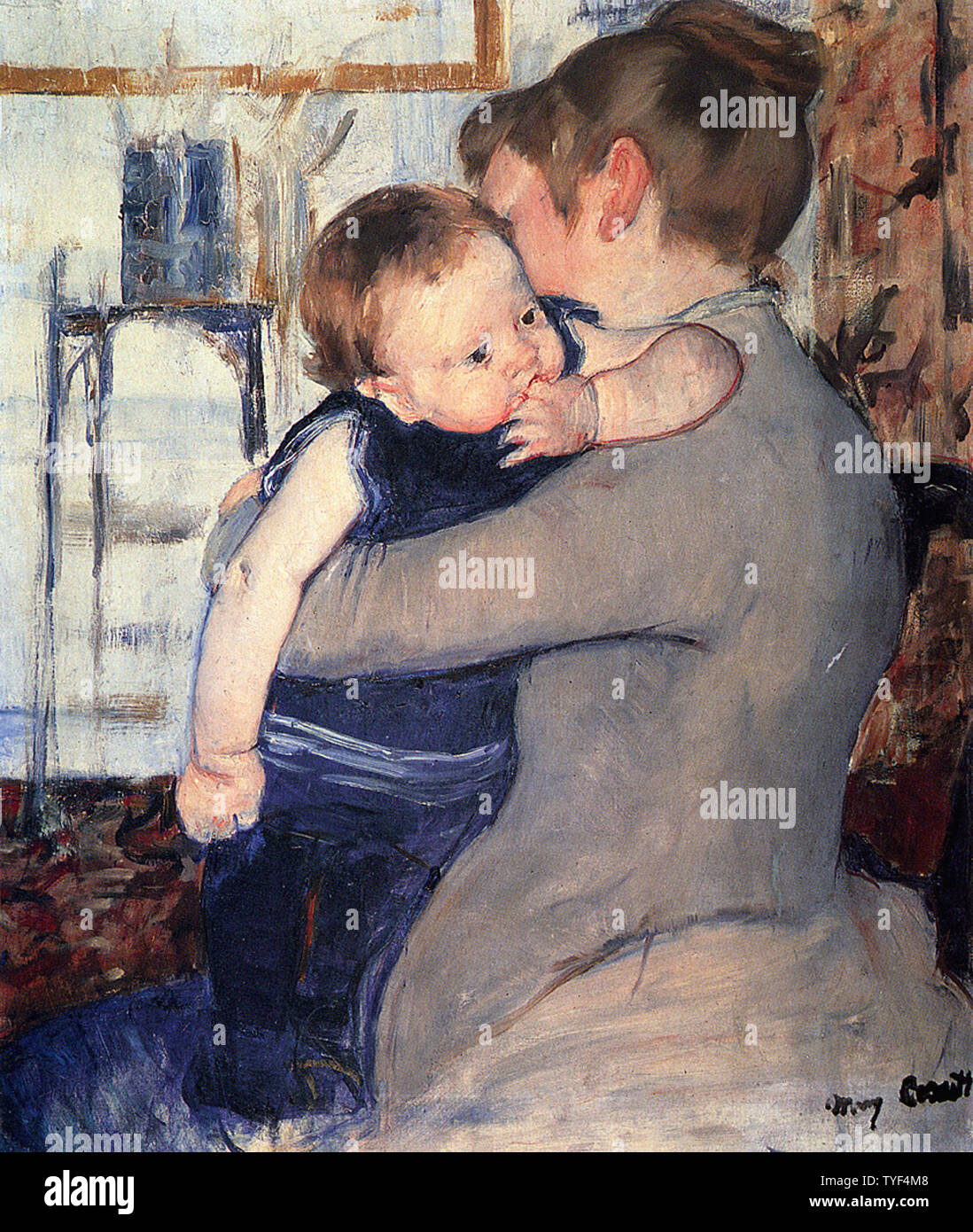 Mother and child painting mary cassatt hi-res stock photography and ...