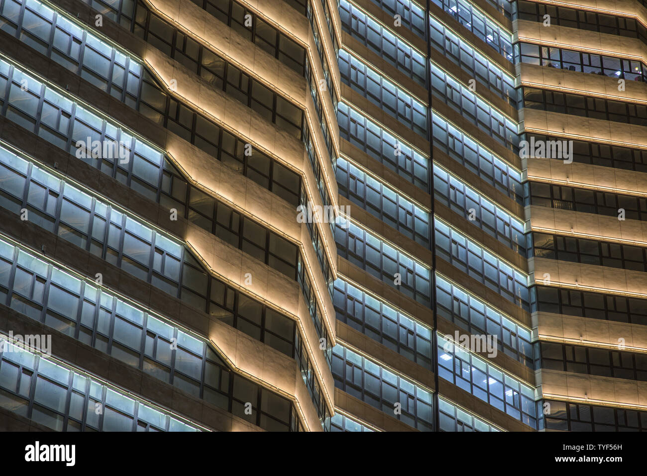 A view of Yujing and other buildings in Dalian Stock Photo - Alamy