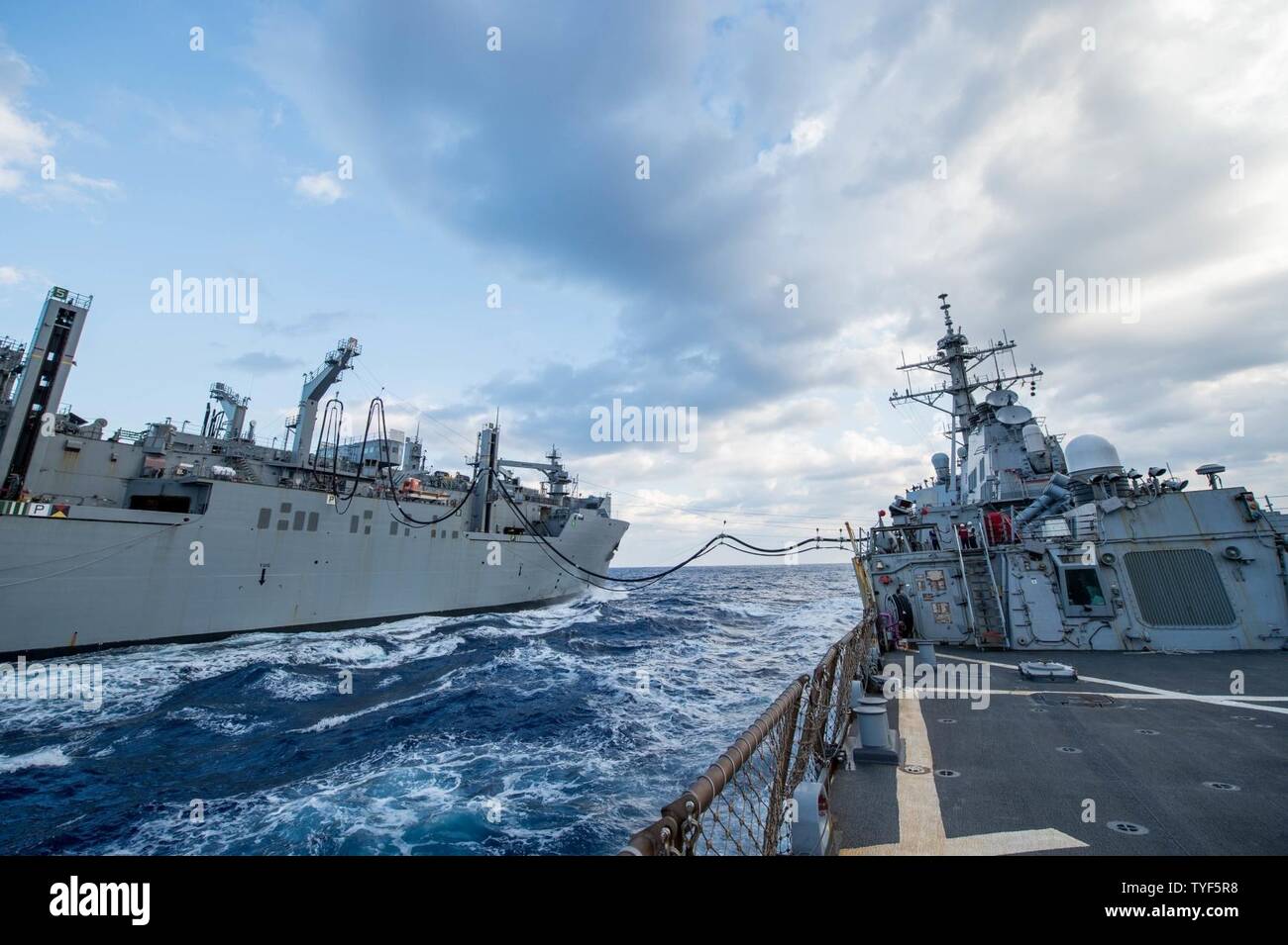 WATERS EAST OF JAPAN (Nov. 5, 2016) The forward-deployed Arleigh Burke ...